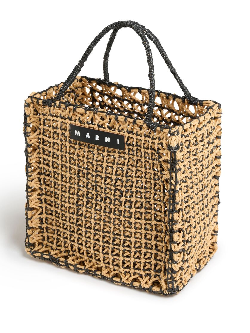 Bolso grande MARNI MARKET JURTA de croché blanco | Marni