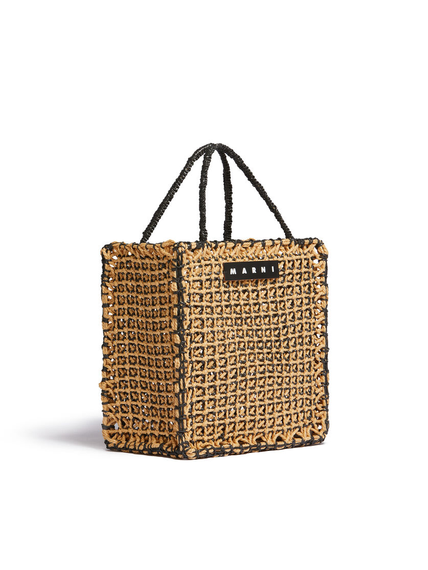 Bolso grande MARNI MARKET JURTA de croché blanco | Marni