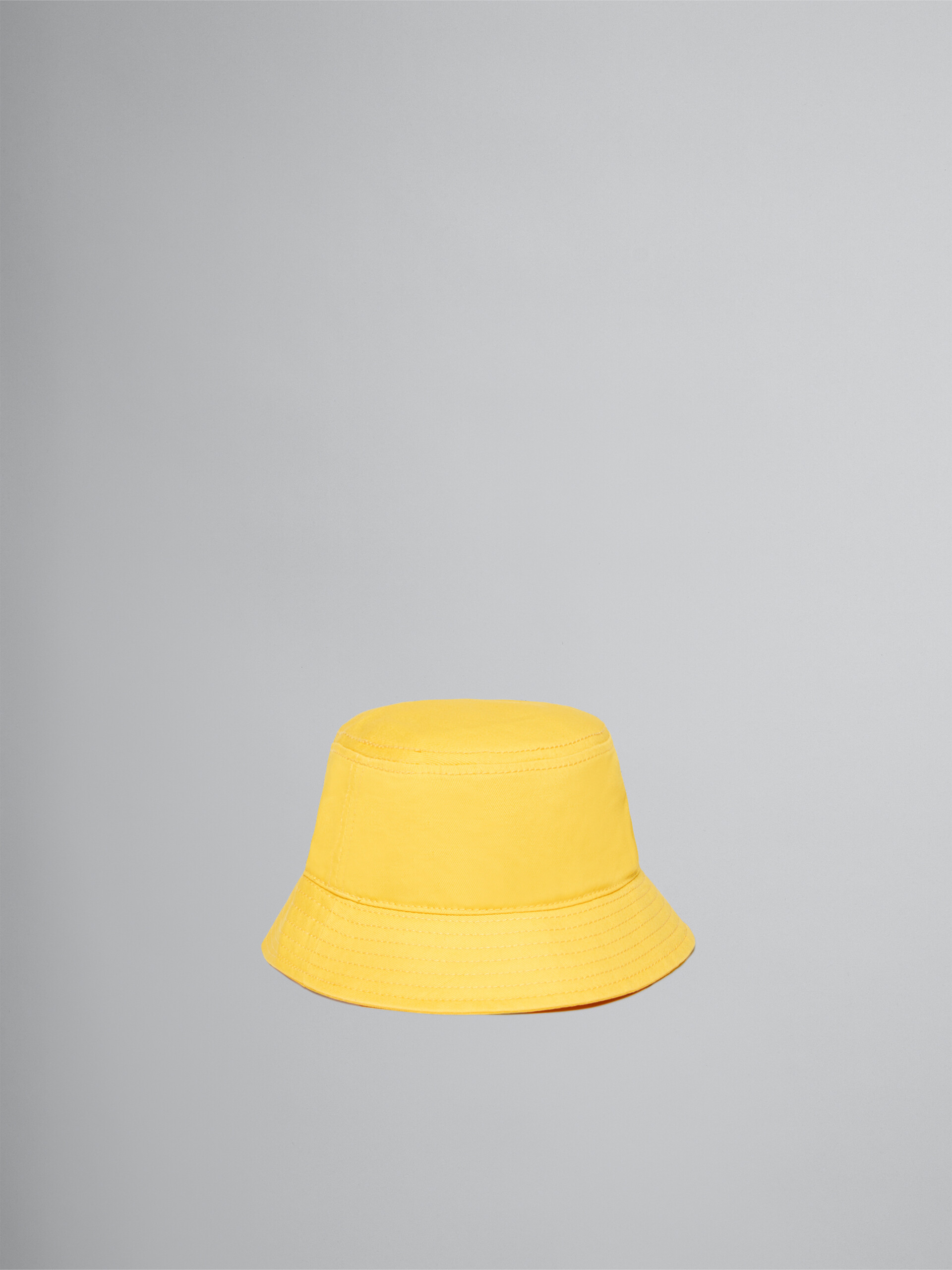 Yellow bucket hat with logo | Marni