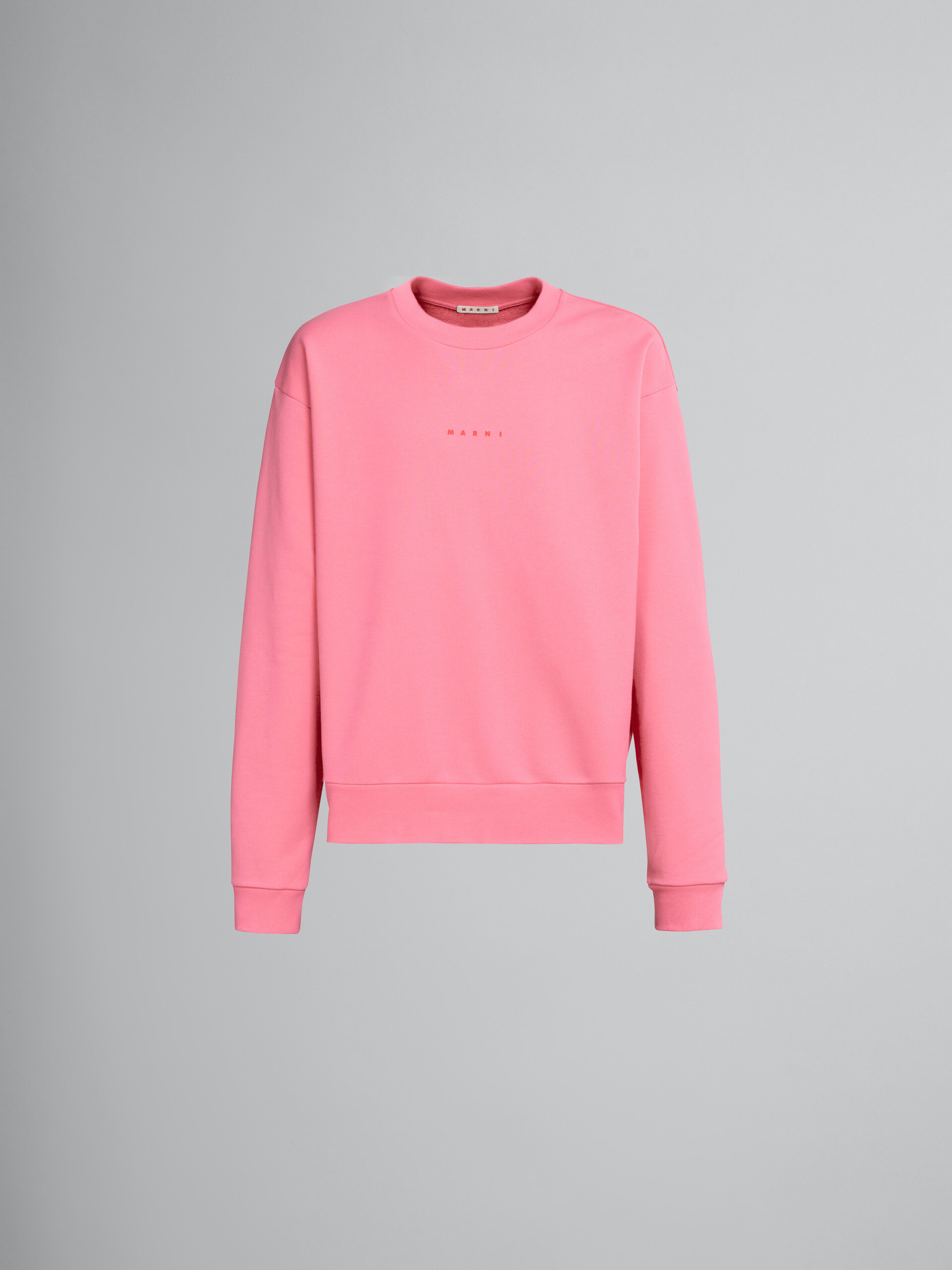 Sudadera rosa bombón con logotipo | Marni