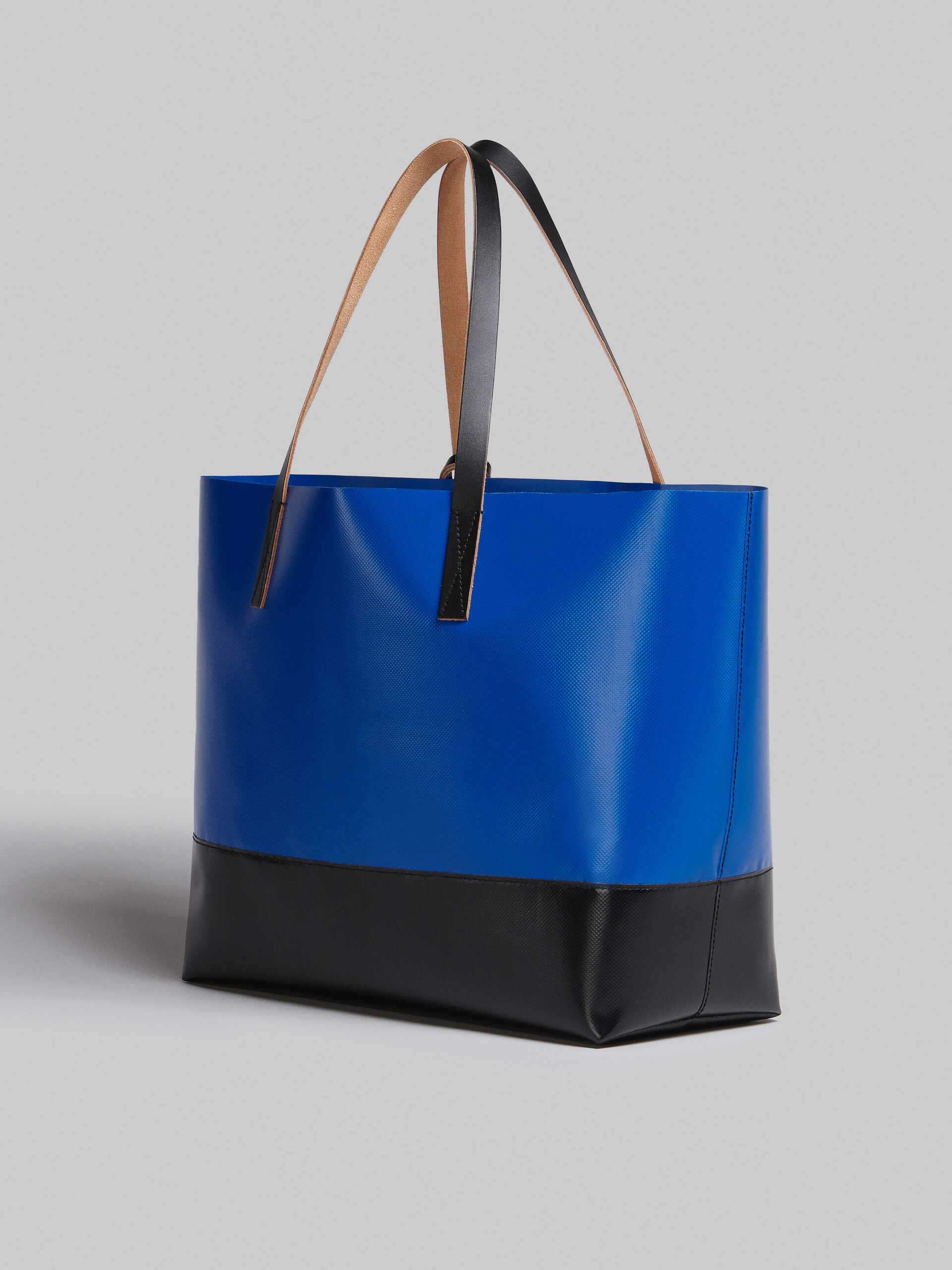 Sac cabas Tribeca bleu et noir | Marni